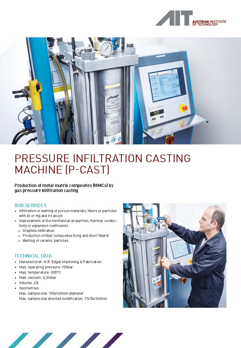 Pressure Infiltration Casting Machine (P-Cast) - AIT Austrian Institute ...